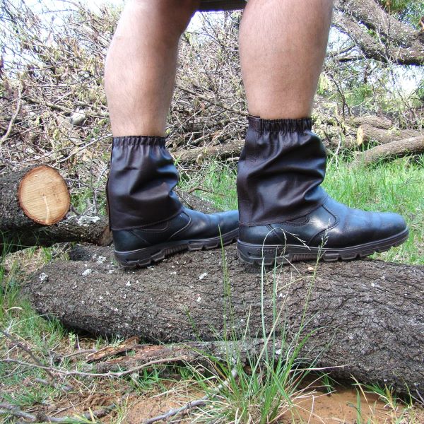 BLACK JACK Leather Gaiters | Bushveldt Leather Products - South Africa